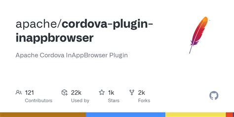 GitHub Apache Cordova Plugin Inappbrowser Apache Cordova InAppBrowser Plugin