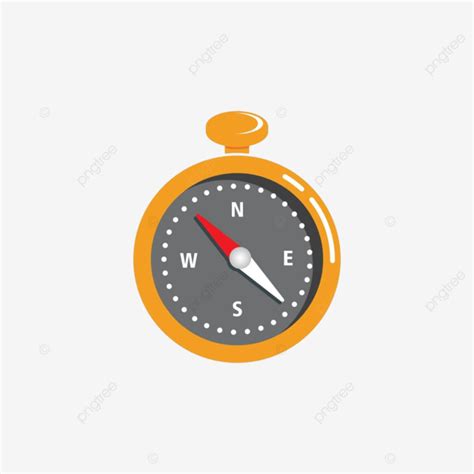 Compass Vector Icon Illustration Design Single Direction Orientation Vector Single Direction