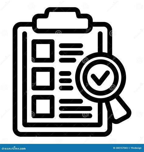 analyze decision list icon outline vector choosing effective strategy