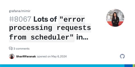 Lots Of `error Processing Requests From Scheduler` In Querier Logs