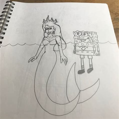 Ariel And Spongebob By Spongebobnintendo20 On Deviantart