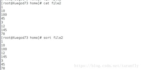 使用sort 对文件排序详解 sort n csdn博客