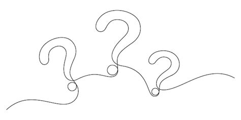 Question Line Drawing Vectors And Illustrations For Free Download
