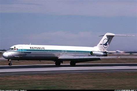 Mcdonnell Douglas Dc 9 51 Republic Airlines Aviation Photo 0800134
