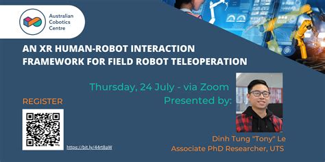 Seminar Series An Xr Human Robot Interaction Framework For Field Robot