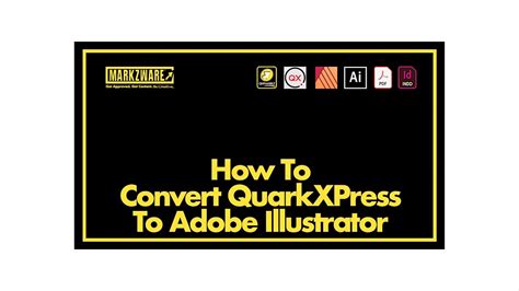 How To Convert QuarkXPress To Illustrator YouTube