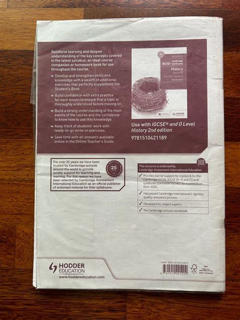 Cambridge Igcse And O Level History Workbook 1 Core Content Option B Hobbies And Toys Books