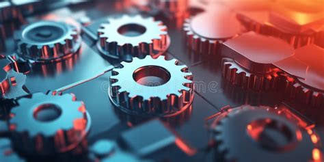 3d Illustration Of Operations Management Detailing Production