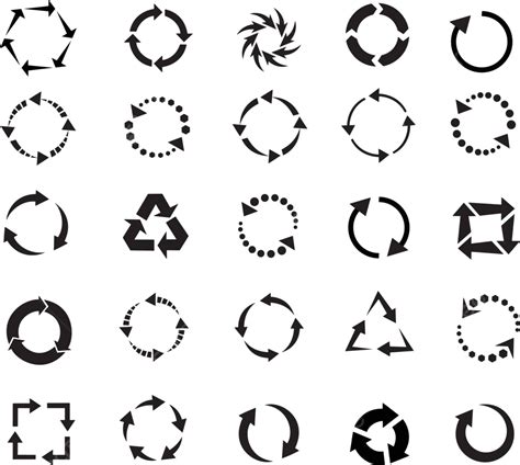 Circle Arrows Icon Flow User Rotation Vector Flow User Rotation PNG