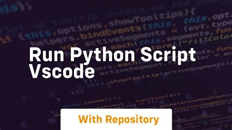 Run Python Script Vscode Youtube