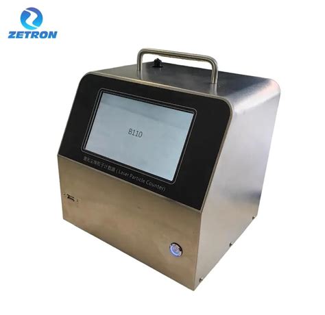 B110 Laser Dust Particle Counter 28 3l Min Flow Rate High Resolution Color Touch Screen Laser