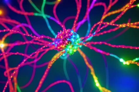 exploring the intricacies of neurons and synapses a beautiful abstract