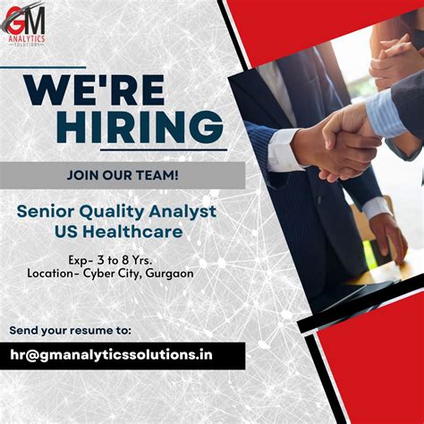 Gm Analytics Solutions On Linkedin Jobs Career Healthcarejobs