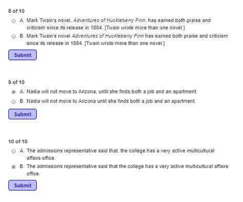 solved in each pair select on the sentence that uses commas