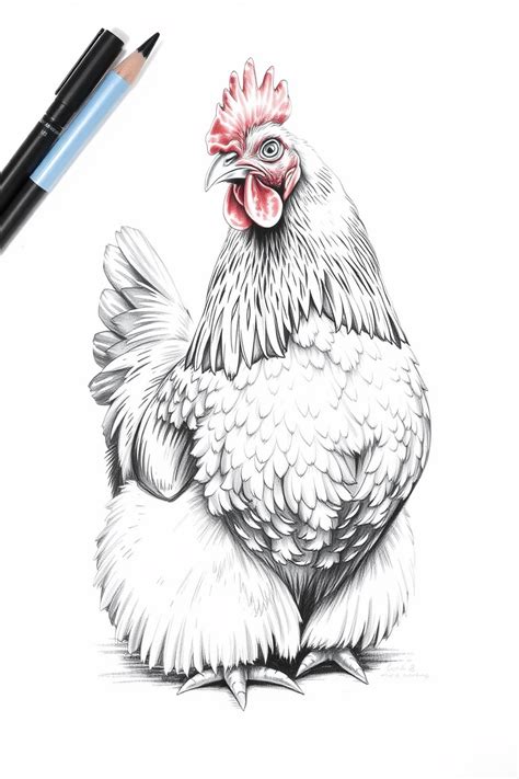 12 Chicken Drawing Ideas Various Styles And Skill Levels
