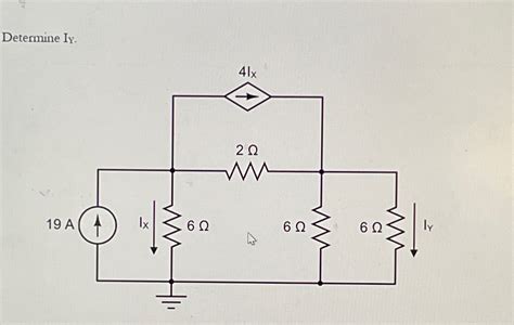 solved determine iy please label and using mesh analysis