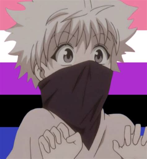 Killua Gender Fluid Flag Lgbt Pride Art Lgbt Art Anime