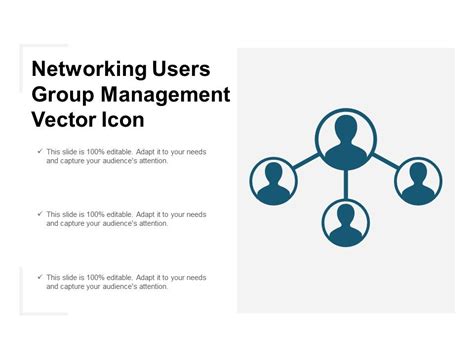 Networking Users Group Management Vector Icon Ppt Powerpoint Presentation Slides Icons