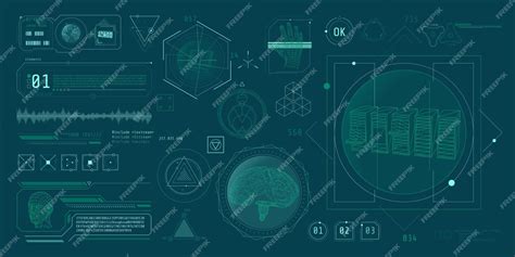 Premium Vector Hud Interface Design For Decoding Big Data