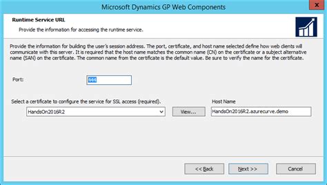 Hands On With Microsoft Dynamics Gp 2016 R2 Install Web Client Single