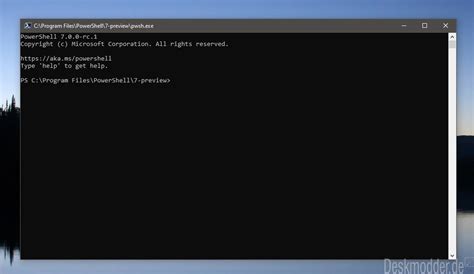 powershell core 7 rc1 steht zum download bereit deskmodder de