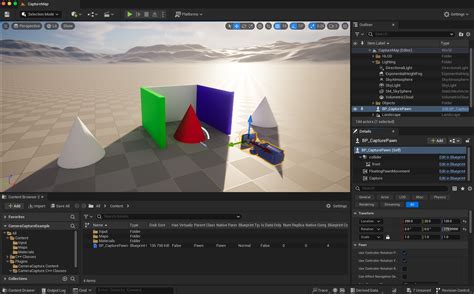 Github Finger563unreal Camera Capture Example Example Project Showing The Use Of The Unreal