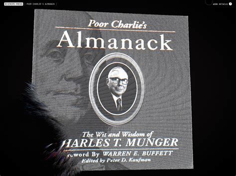 Poor Charlies Almanack The Essential Wit And Wisdom Of Charles T