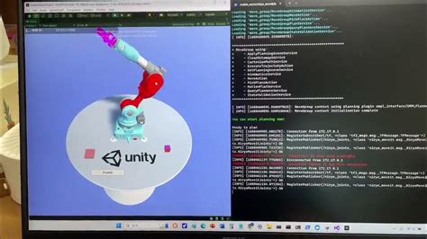 unity ros pick and place terminal youtube