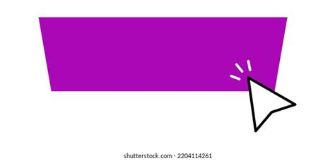 Click Button Cursor Web Design Element Stock Vector Royalty Free