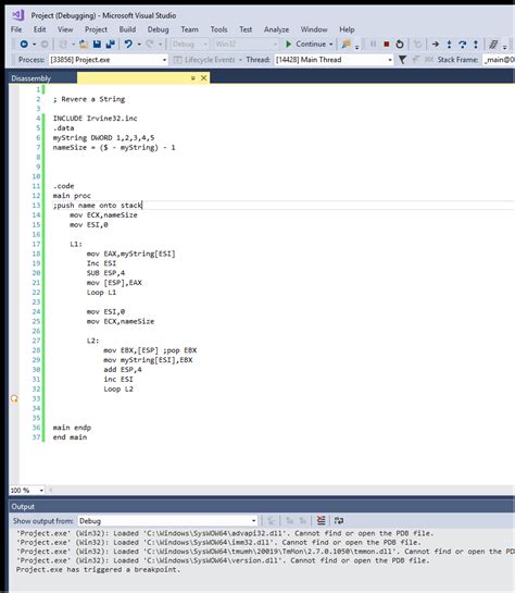 Im Attempting To Write An Assembly Program To