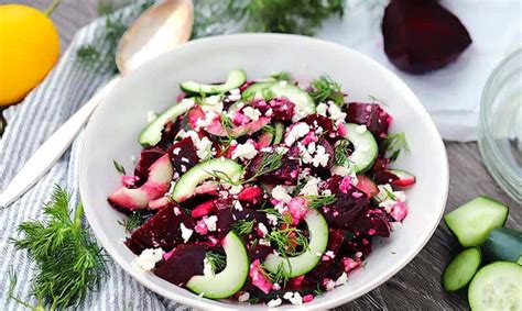 Рецепт Салата од цвекло и краставица Eat Well Рецепти