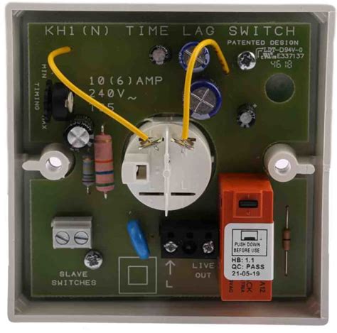 CP Electronics Push Button Timer Light Switch S Min Surface Mount Way Gang V
