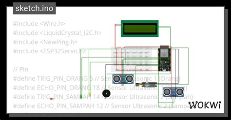 Kotak Sampah Wokwi Esp32 Stm32 Arduino Simulator