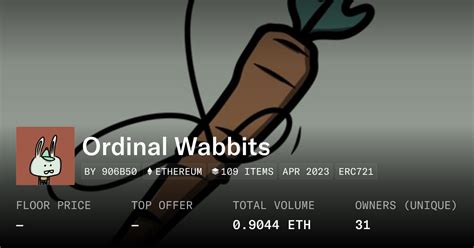 Ordinal Wabbits Collection Opensea