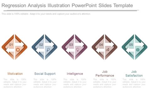 Regression Analysis Illustration Powerpoint Slides Template