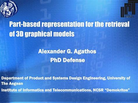 Ppt Part Based Representation For The Retrieval Of 3d Graphical