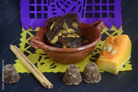 Mexican Traditional Pumpkin Sweet Made With Piloncillo And Cinammon On A Clay Pot Known As