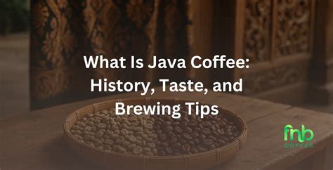 What Is Java Coffee History Taste And Brewing Tips Fnb Coffee Indonesia Green Coffee