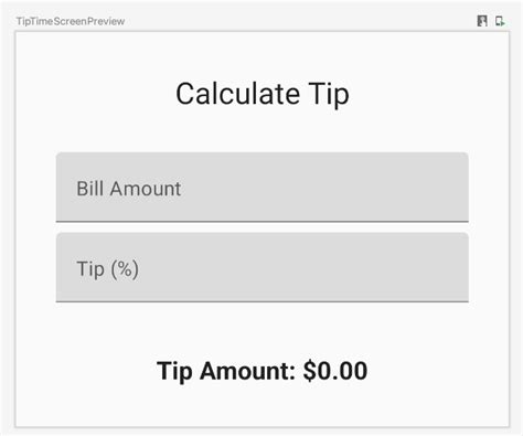 Calculate A Custom Tip Android Developers