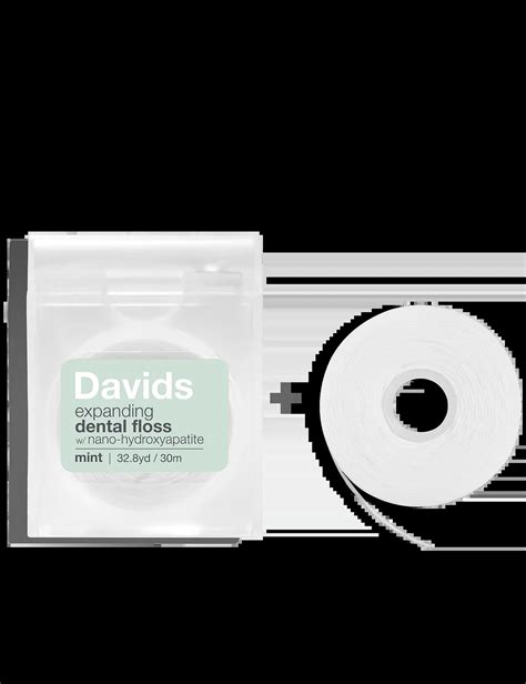 Davids Expanding Dental Floss Refillable Dispenser Bud Cosmetics Singapore
