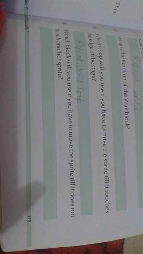 What Is The Function Of The Wait Block Which Loop Will You Use If You H