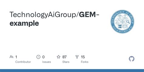 GitHub TechnologyAiGroup GEM Example