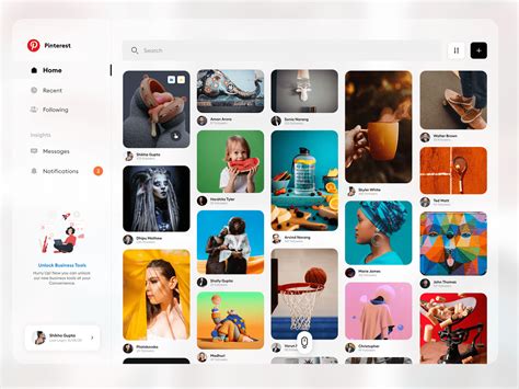 Pinterest Redesign UI UX Behance
