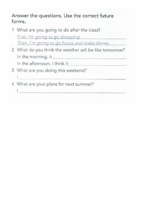 Future Verb For… Free Interactive Worksheets 444363