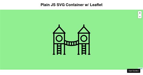 Leafletjs W Svg Codesandbox