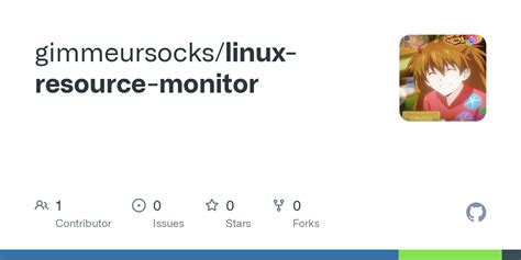github gimmeursocks linux resource monitor