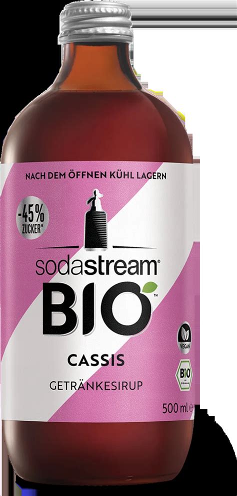 Sodastream Sirop De Cassis Bio 500 Ml Boutique En Ligne Piccantino