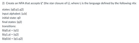 solved create an ﻿nfa that accepts l l l is ﻿the language