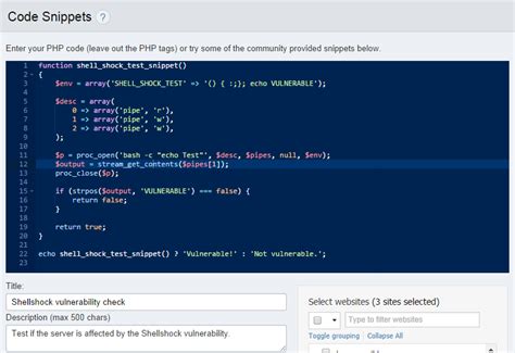Shellshock Vulnerability Check For Wordpress Managewp