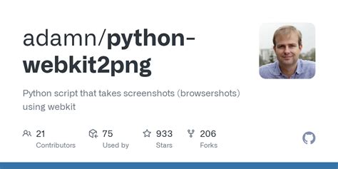 Github Adamn Python Webkit Png Python Script That Takes Screenshots Browsershots Using Webkit